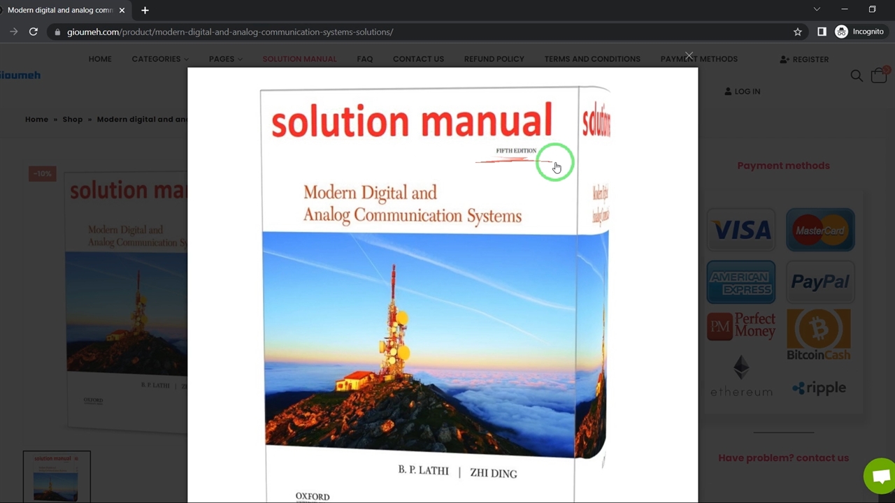 Modern digital and analog communication systems by Lathi and Ding fifth ... Modern digital and analog communication systems by Lathi and Ding fifth ...